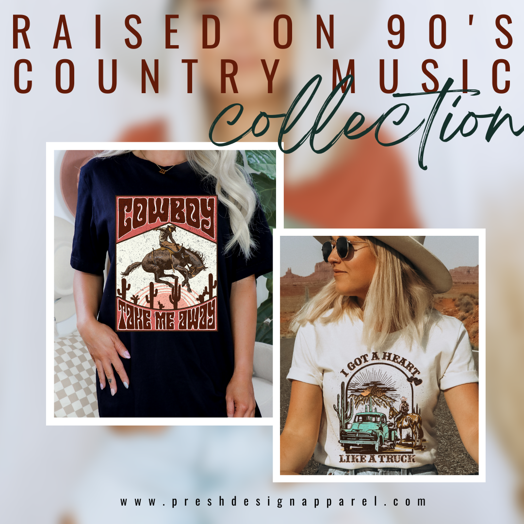 Raised On 90's Country Music Collection – The Ash Edit Company
